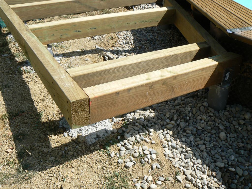 Terrasse sur plots béton - Le guide des TERRASSES EN BOIS pour ...