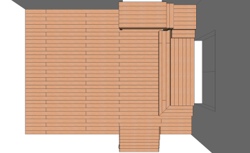 Terrasse en bois sur une structure mixte : poutres porteuses et pilotis ...